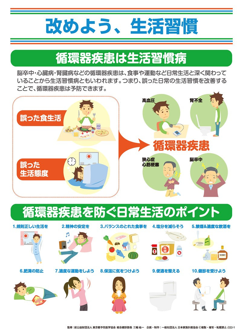 改めよう、生活習慣 – JFPA®オンラインショップ