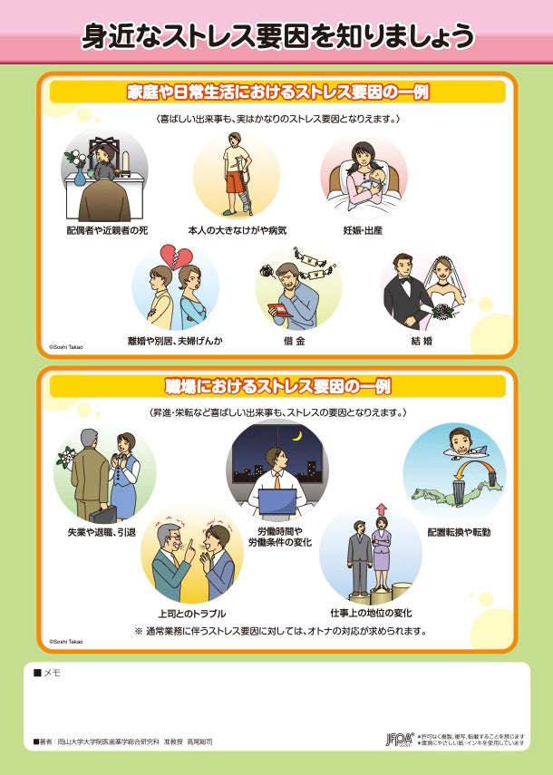 身近なストレス要因を知りましょう – JFPA®オンラインショップ