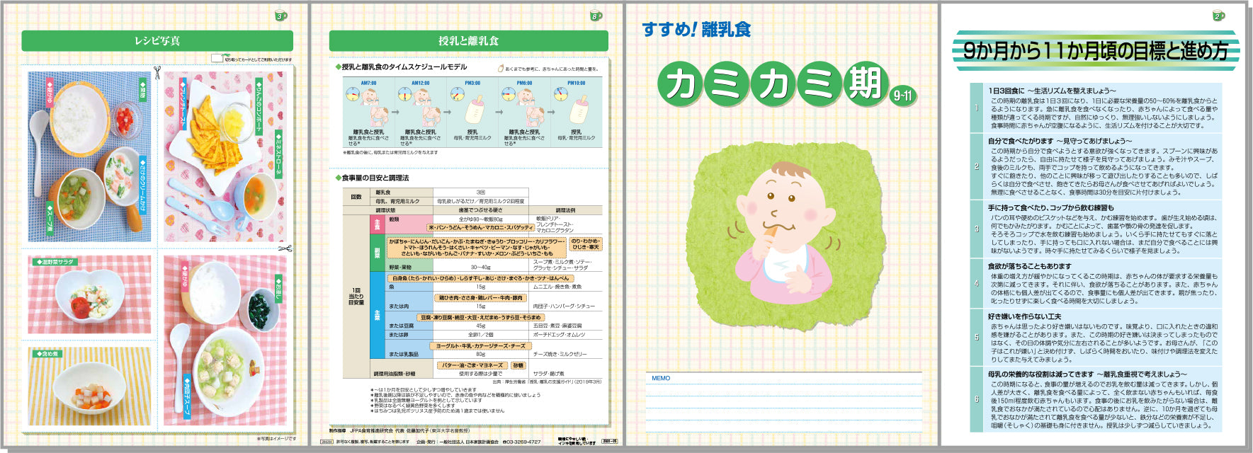 すすめ！離乳食―カミカミ期― – JFPA®オンラインショップ
