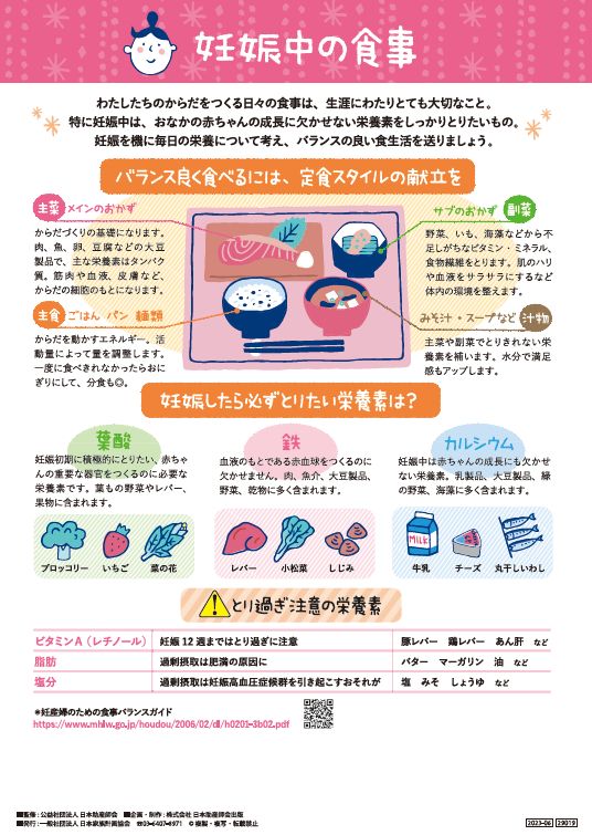 妊娠中の食事 – JFPA®オンラインショップ