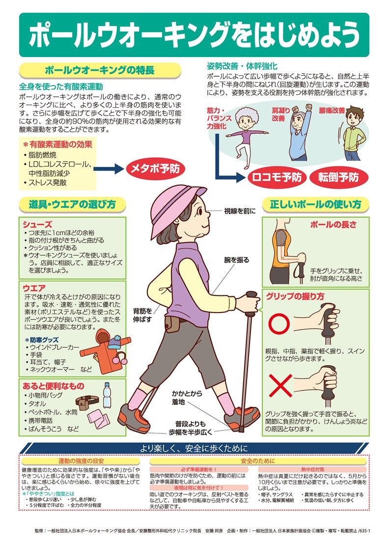 ポールウオーキングをはじめよう – JFPA®オンラインショップ