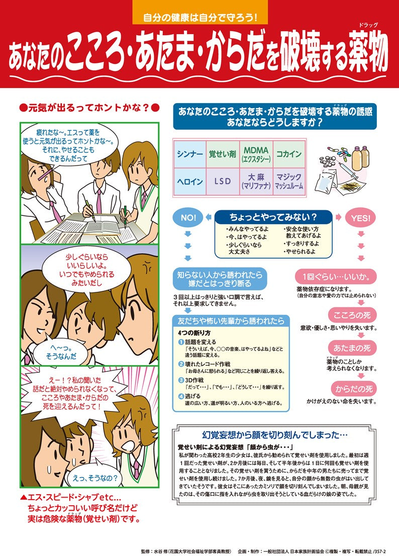 あなたのこころ・あたま・からだを破壊する薬物 – JFPA®オンラインショップ