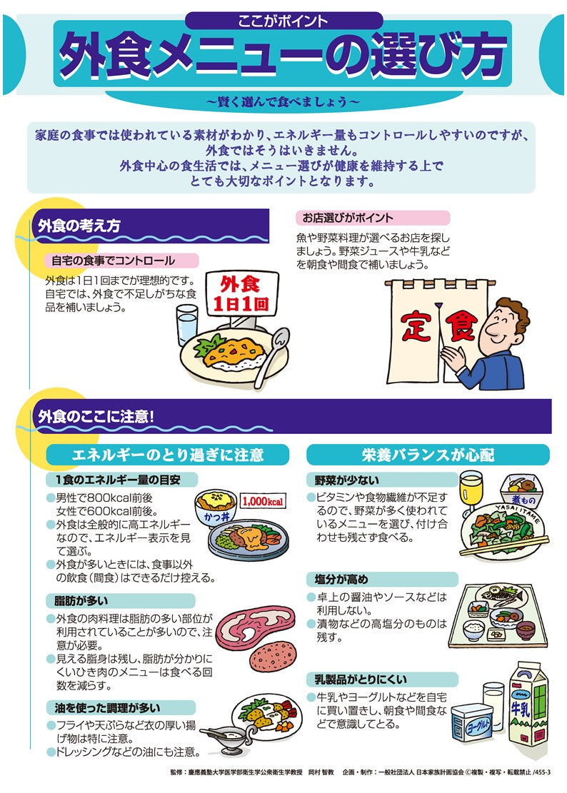 外食メニューの選び方 – JFPA®オンラインショップ