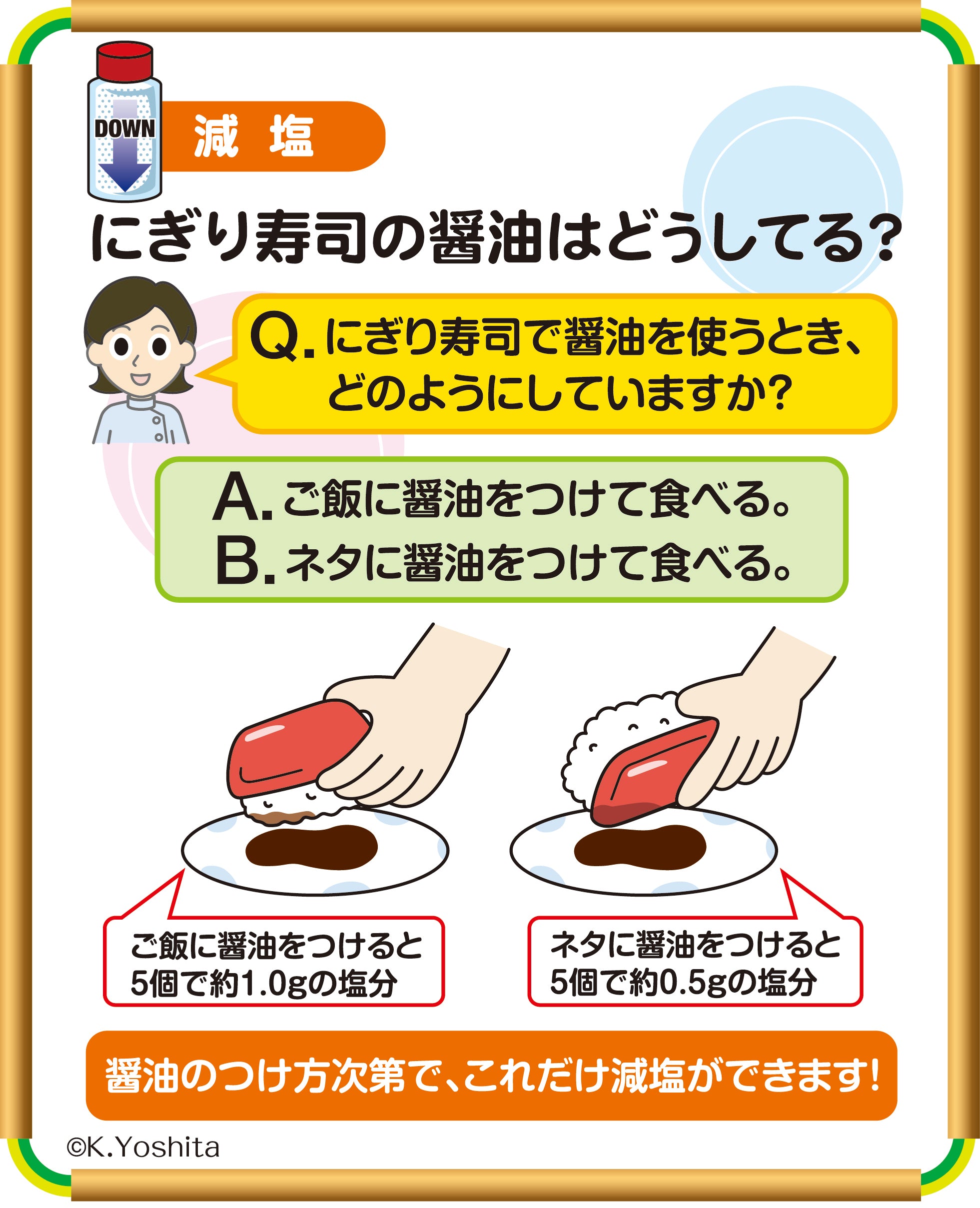 B-55 にぎり寿司の醤油はどうしてる？ – JFPA®オンラインショップ