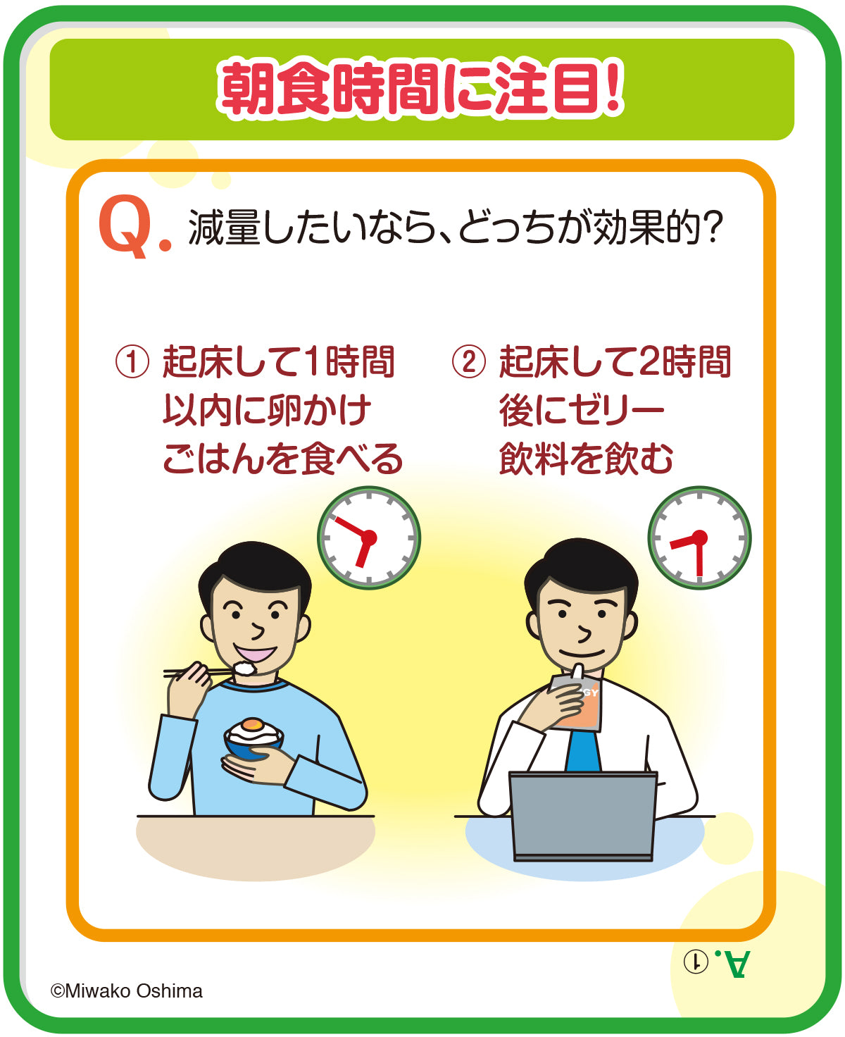 Q-36 朝食時間に注目！ – JFPA®オンラインショップ