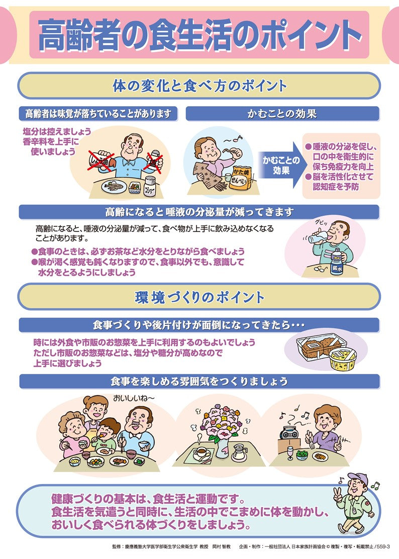 高齢者の食生活のポイント – JFPA®オンラインショップ