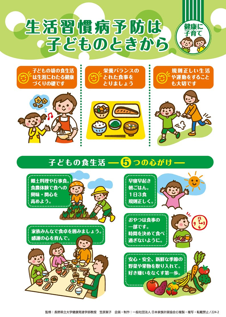 生活習慣予防は子どものときから – JFPA®オンラインショップ
