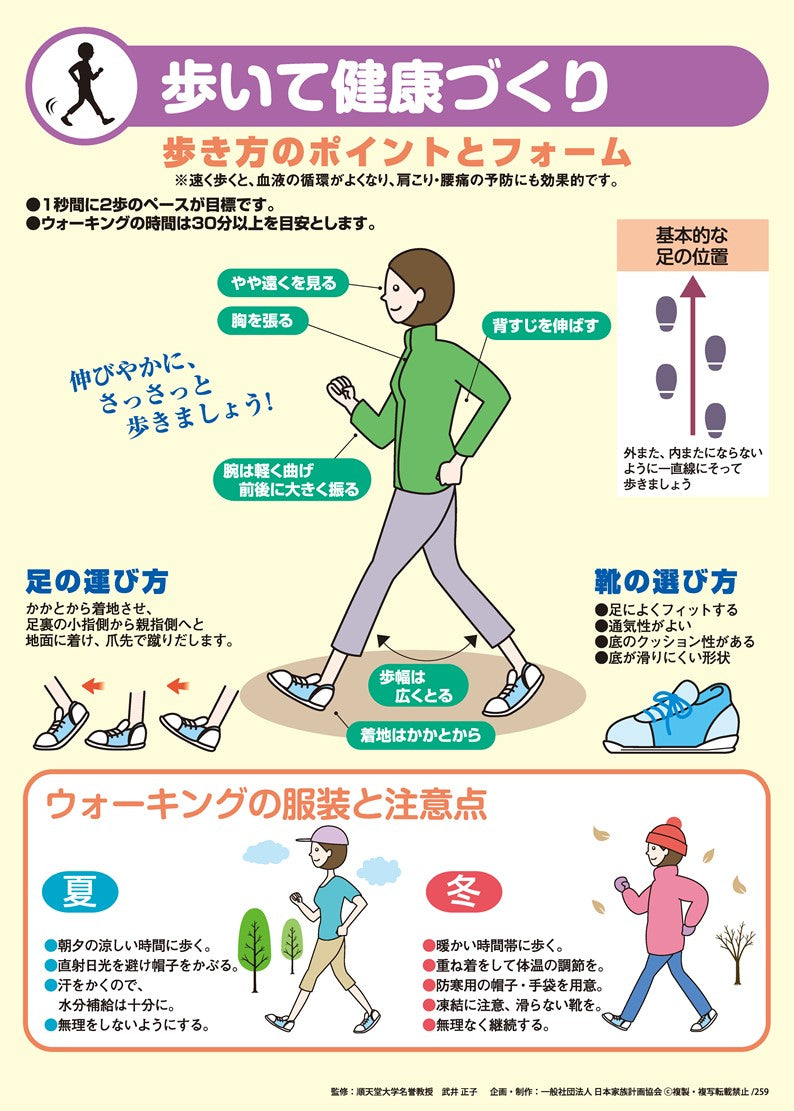 歩いて健康づくり – JFPA®オンラインショップ