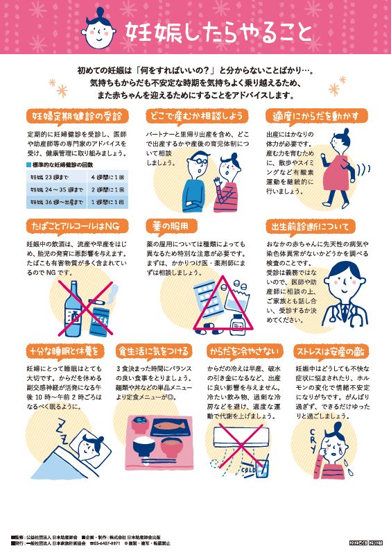 妊娠したらやること – JFPA®オンラインショップ