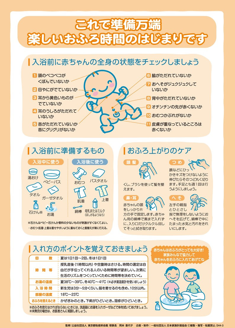 これで準備万端 楽しいおふろ時間のはじまりです – JFPA®オンラインショップ