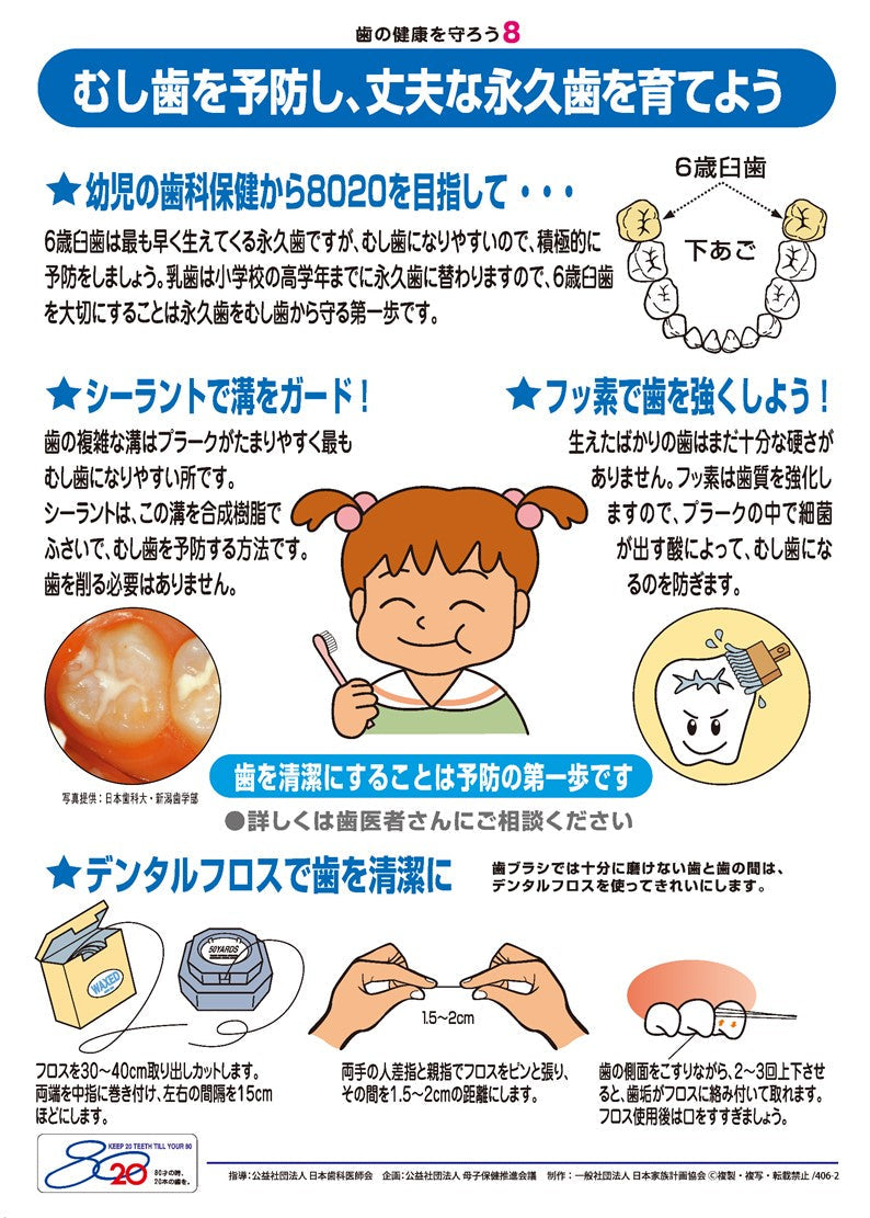 むし歯を予防し、丈夫な永久歯を育てよう – JFPA®オンラインショップ