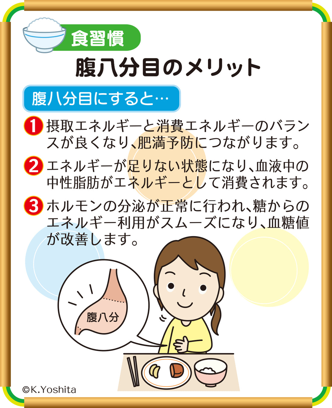 B-18 腹八分目のメリット – JFPA®オンラインショップ