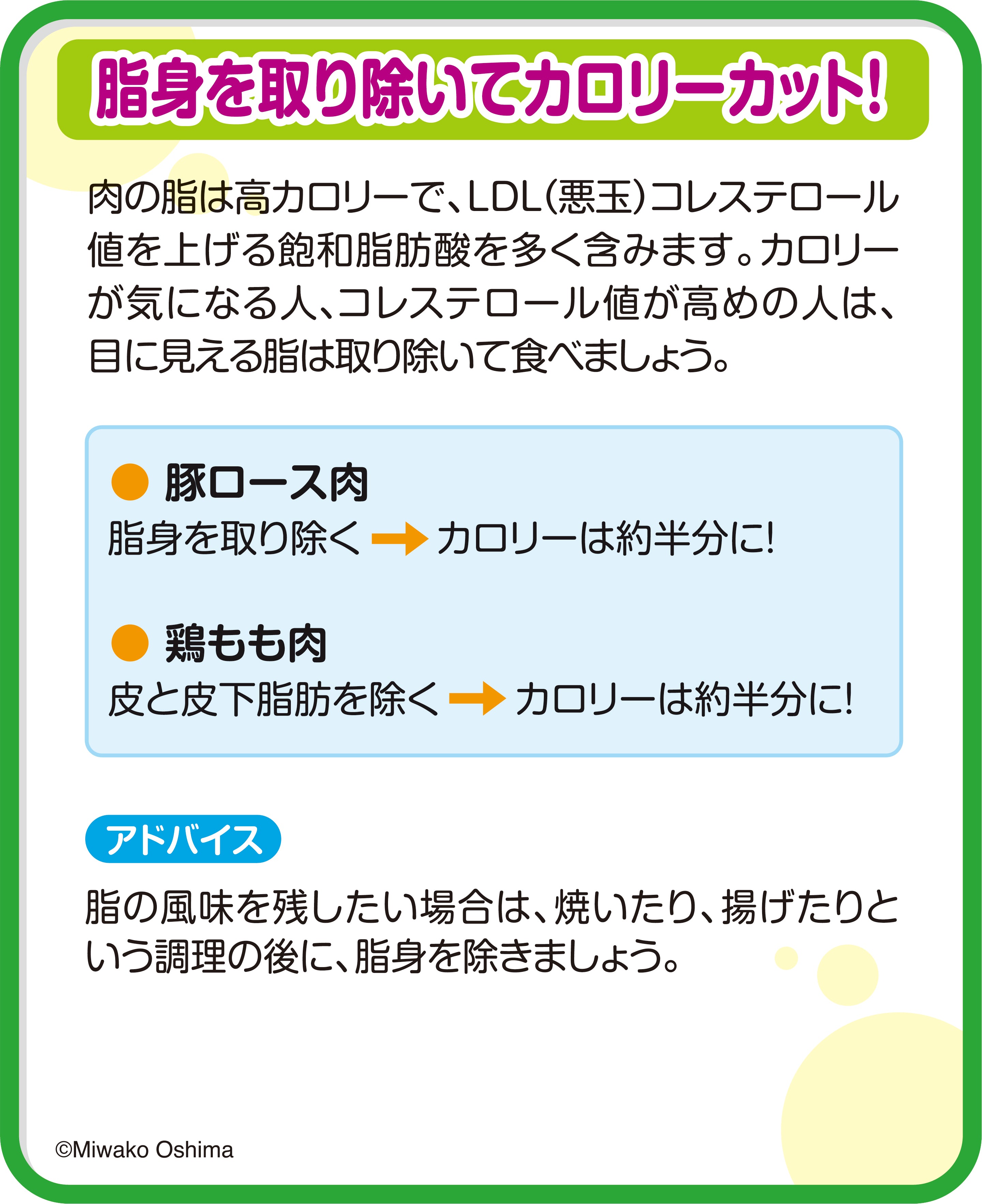 C-23 脂身を取り除いてカロリーカット！（Q-23に対応） – JFPA®オンラインショップ