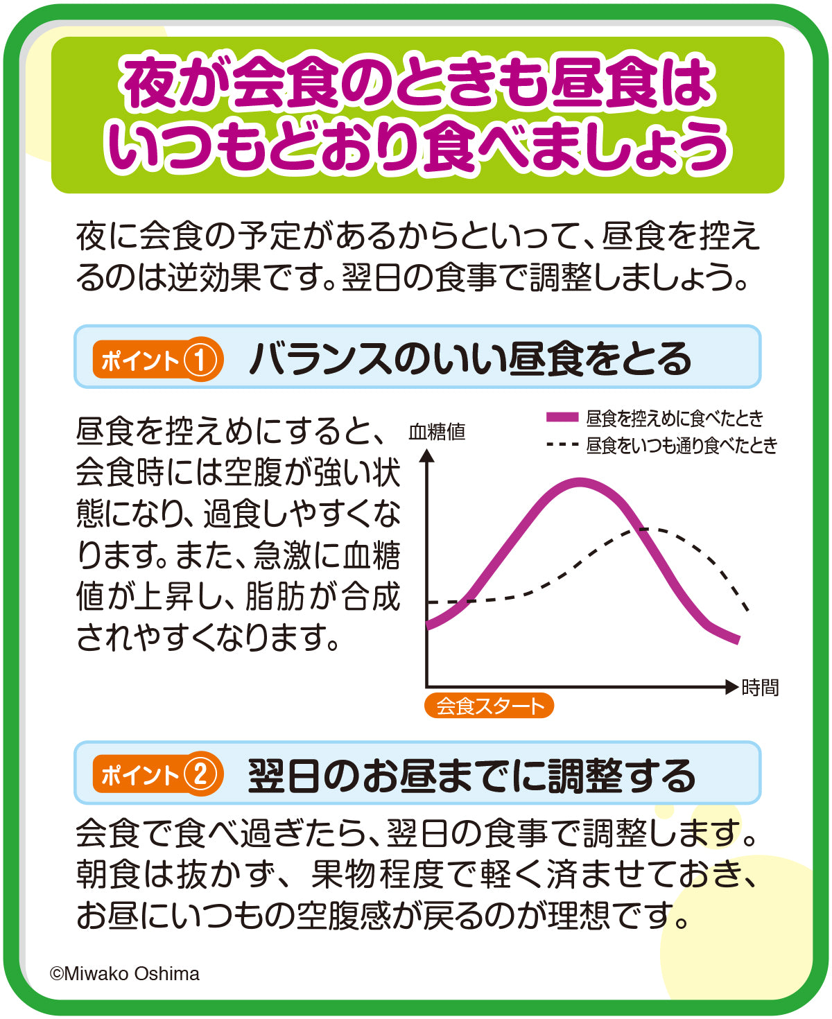 C-37 夜が会食のときも昼食はいつもどおり食べましょう（Q-37に対応） – JFPA®オンラインショップ