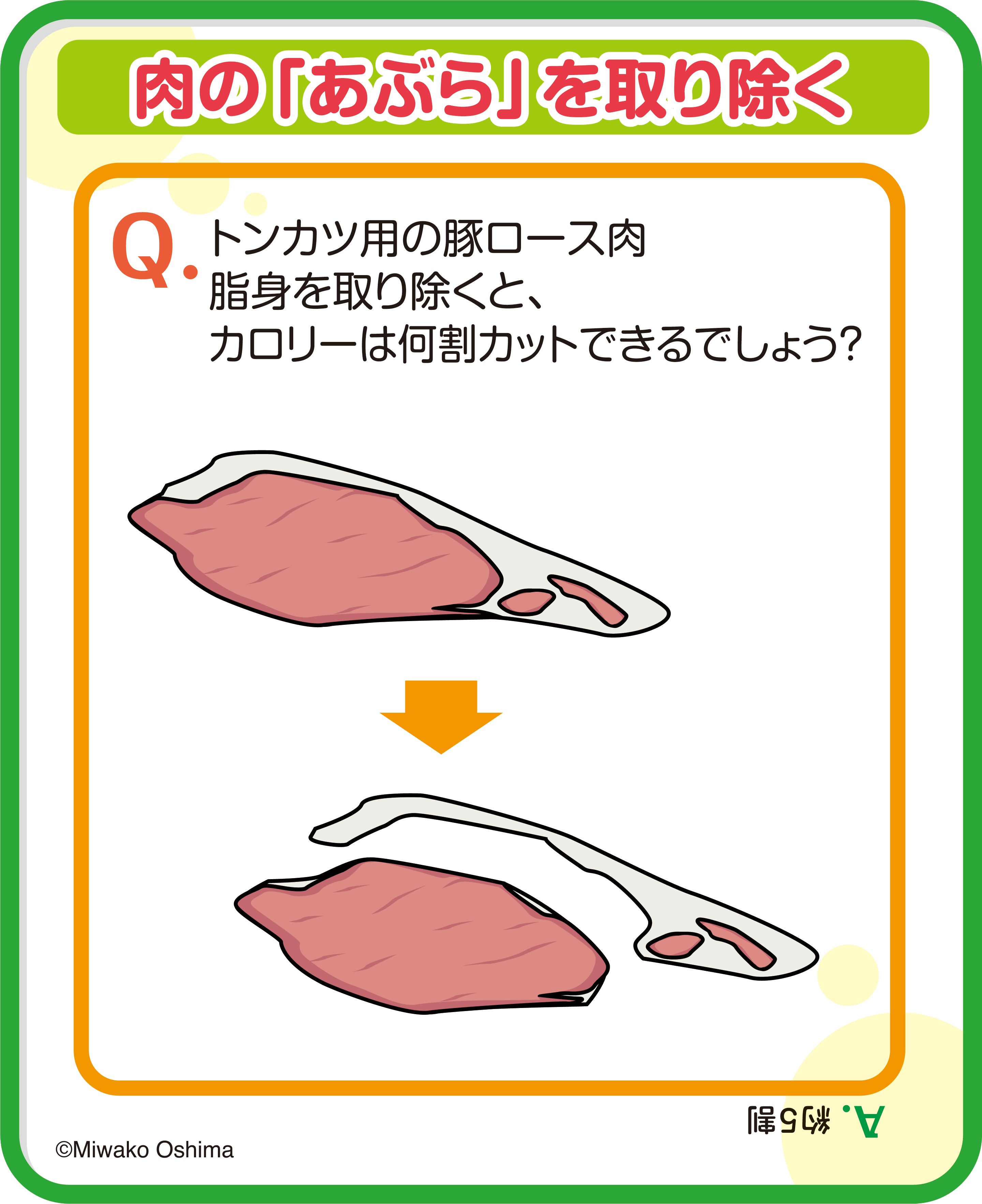 Q-23 肉の「あぶら」を取り除く – JFPA®オンラインショップ