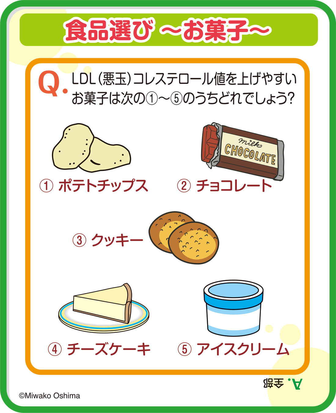 Q-33 食品選び～お菓子～ – JFPA®オンラインショップ