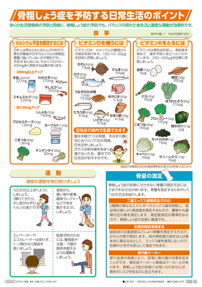 骨粗しょう症 – JFPA®オンラインショップ