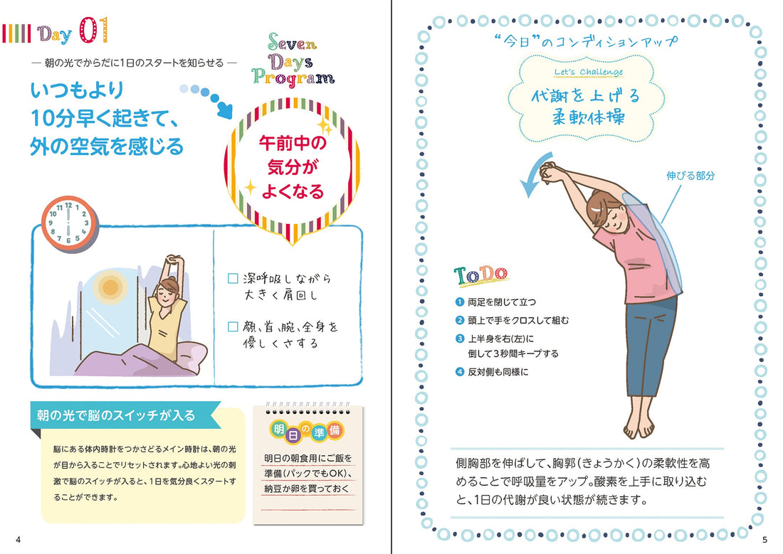 Seven Days Program Book（女性向け1週間プログラム） – JFPA®オンラインショップ